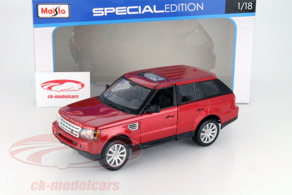 Maisto 1:18 Range Rover Sport red metallic 31135 model car 31135 ...