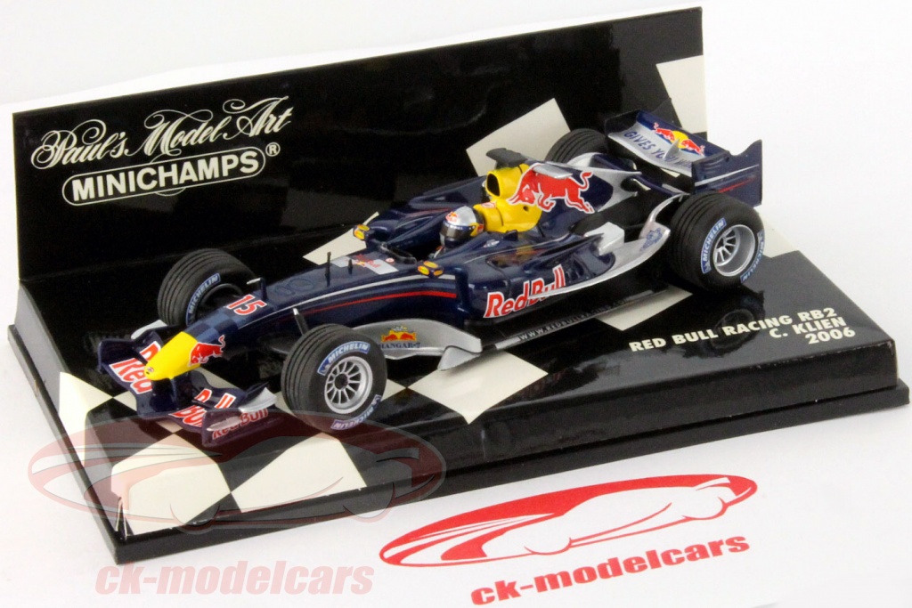 Minichamps 1:43 Christian Klien Red Bull Racing RB2 #15 Formula 1 2006 ...