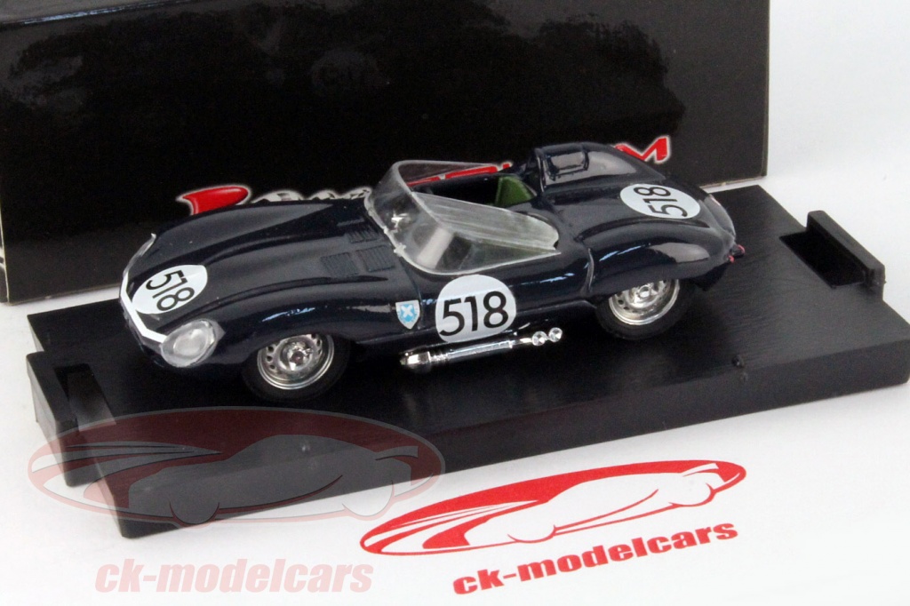 Brumm 1:43 Ron Flockhart Jaguar D-Type #518 Mille Miglia 1957 R146 ...