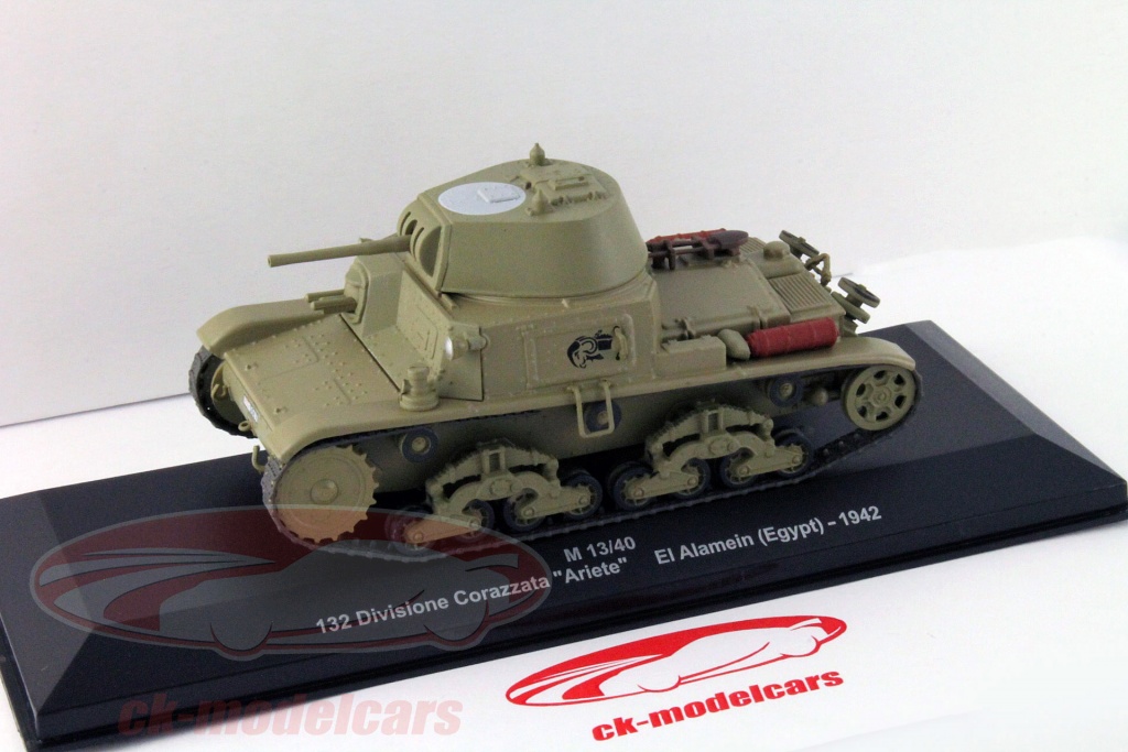 Altaya 1:43 M 13/40 132 Divisione Corazzata "Ariete" El Alamein (Egipto) MAG EX12 modelo coche ...