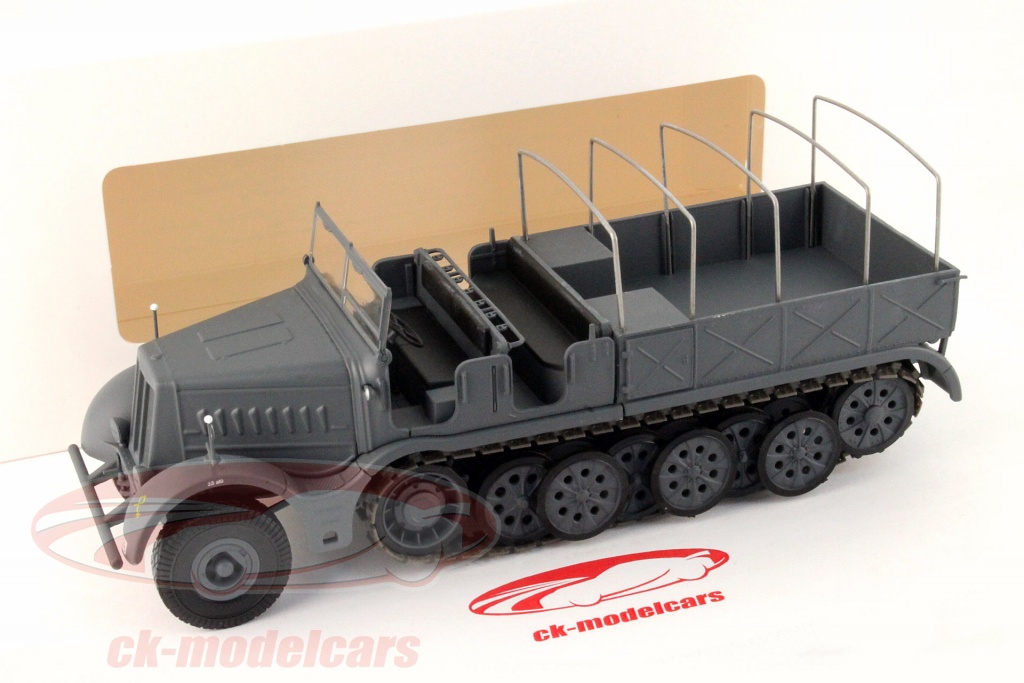 Altaya 1:43 Sd. Kfz. 9 Famo 18 ton Half track Armoured Vehicle gray MAG EX99 model car MAG EX99
