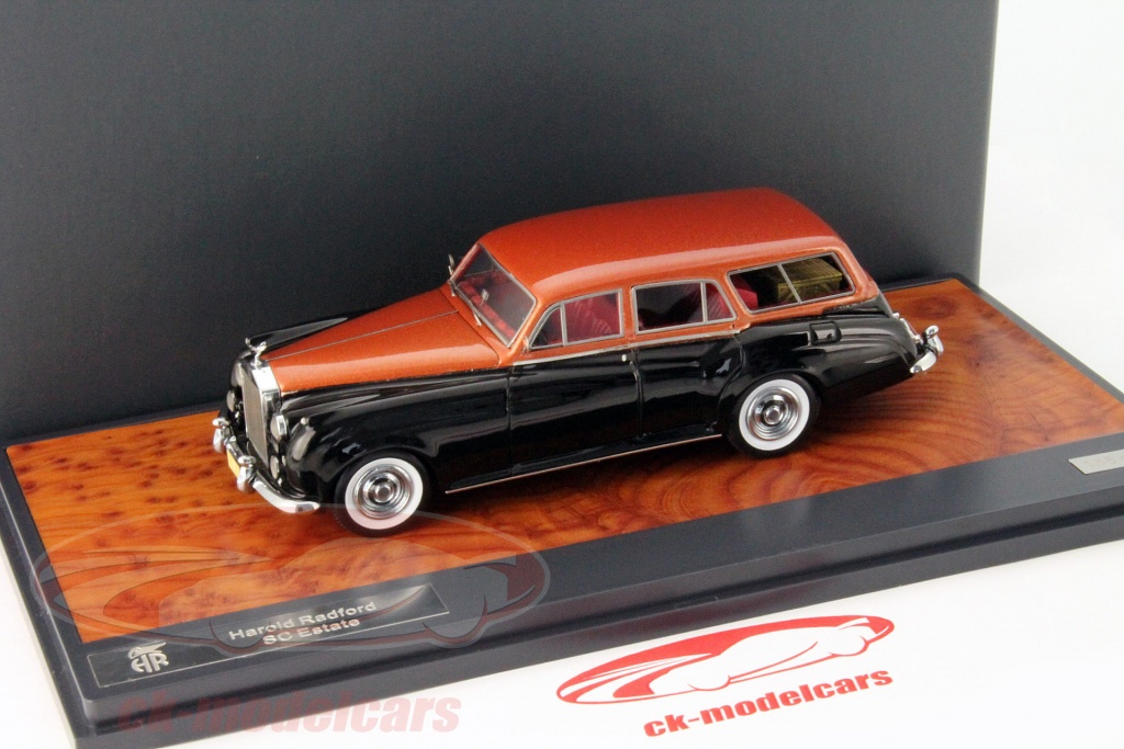 Matrix 1:43 Rolls Royce Harold Radford SC Estate black / copper MX11705 ...