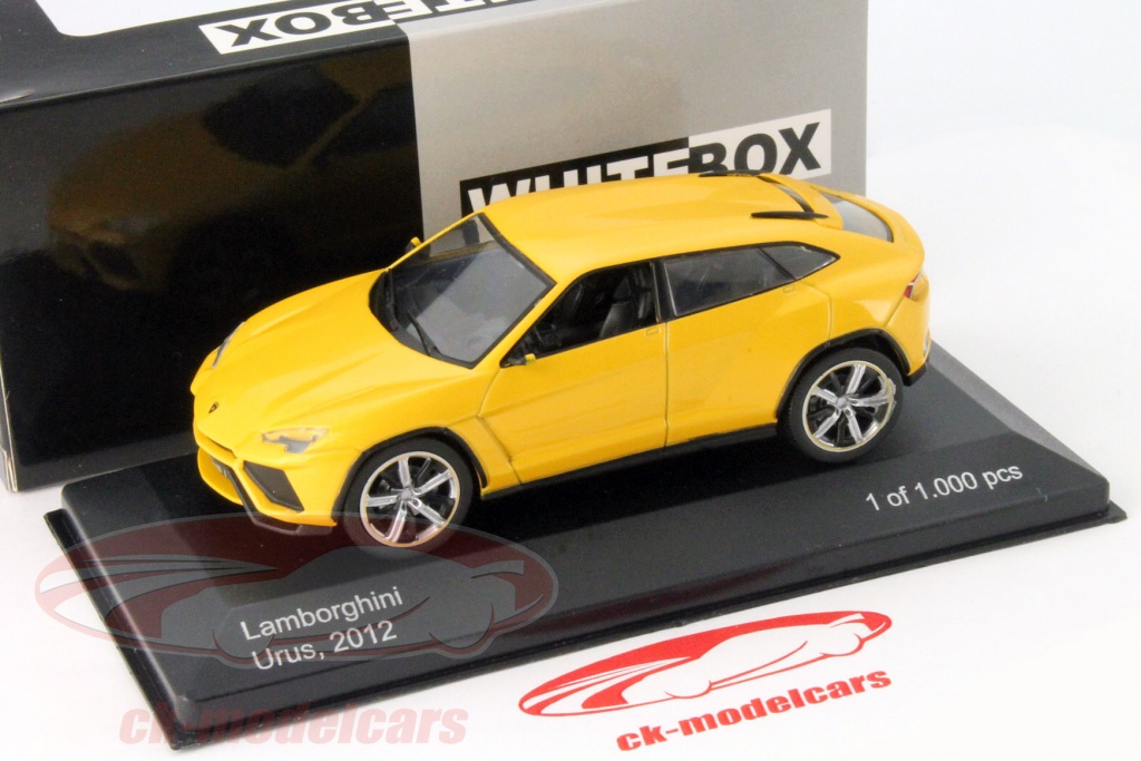 WhiteBox 1:43 Lamborghini Urus Year 2012 yellow WB076 model car WB076