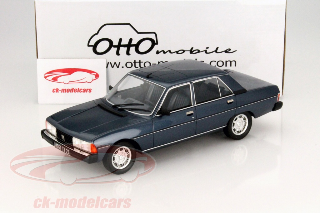 Ottomobile 1:18 Peugeot 604 GTI Année 1984 bleu foncé OT134 modèle ...