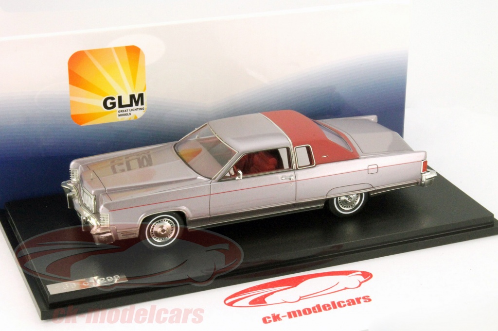Great Lighting Models 1:43 Lincoln Town Coupe Année 1976 rose ...