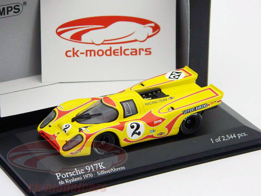 Minichamps 1:43 Porsche 917K N° 2 6h Kyalami 1970 430706792 modèle voiture 430706792 4012138063501