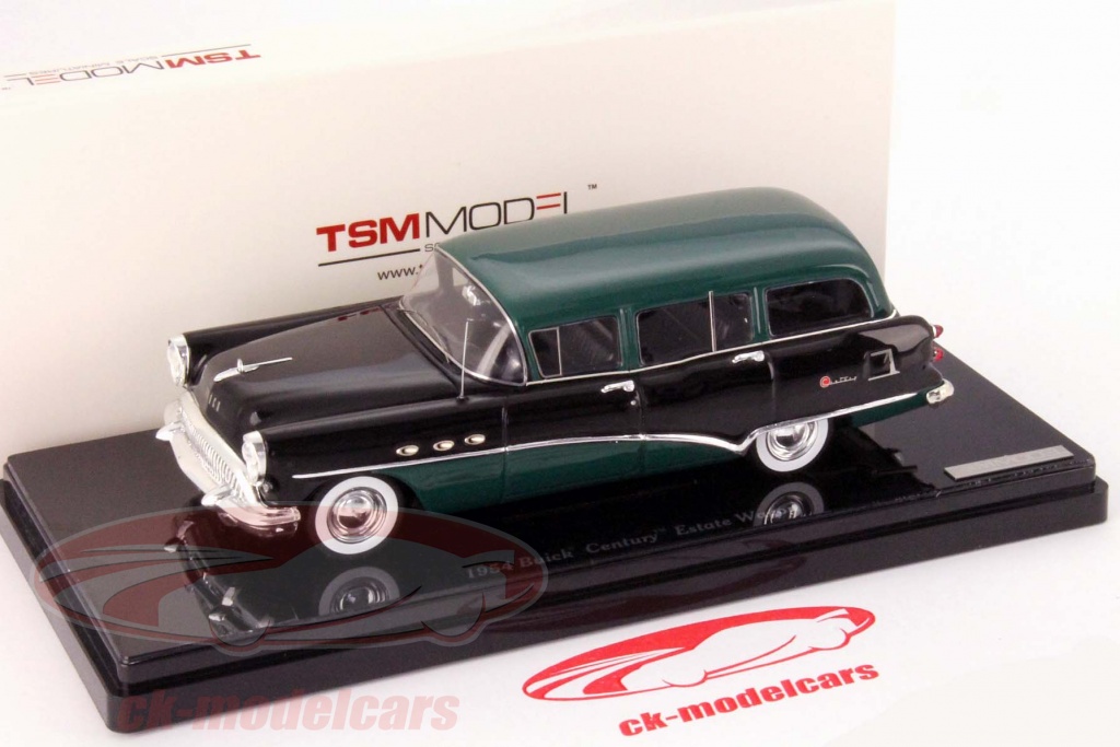 True Scale 1:43 Buick Century Estate Wagon Year 1954 black TSM144315 ...