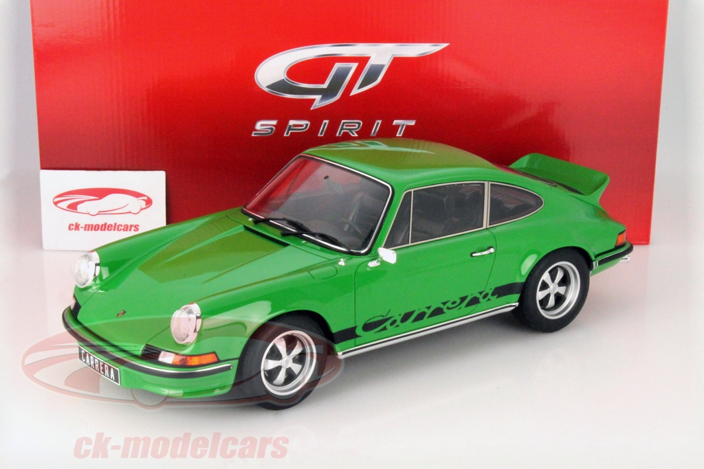 GT-SPIRIT 1:12 Porsche 911 Carrera RS 2.7 Touring green GT700 model car ...