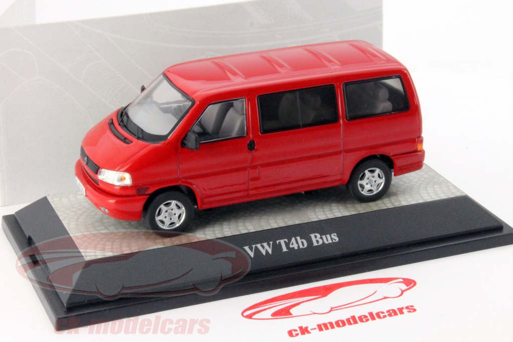 Premium Classixxs 1:43 Volkswagen VW T4b Bus red PCL13253 model car ...