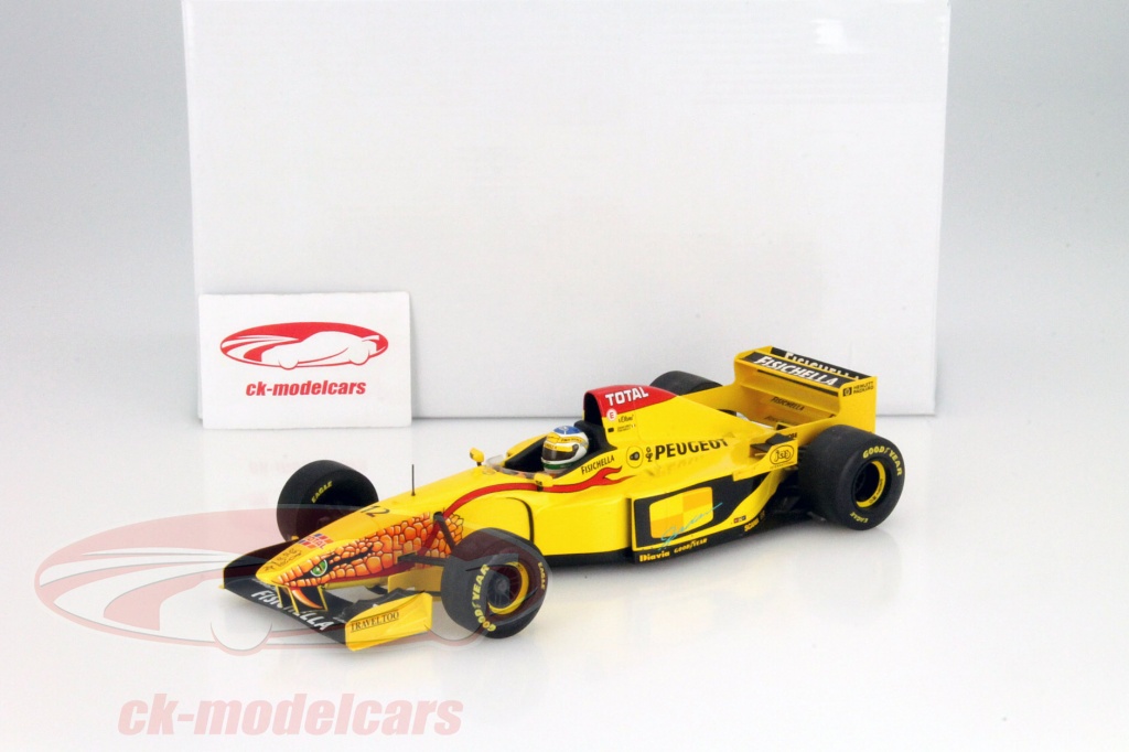 Minichamps 1:18 G. Fisichella Jordan Peugeot 196 #12 Presentation ...