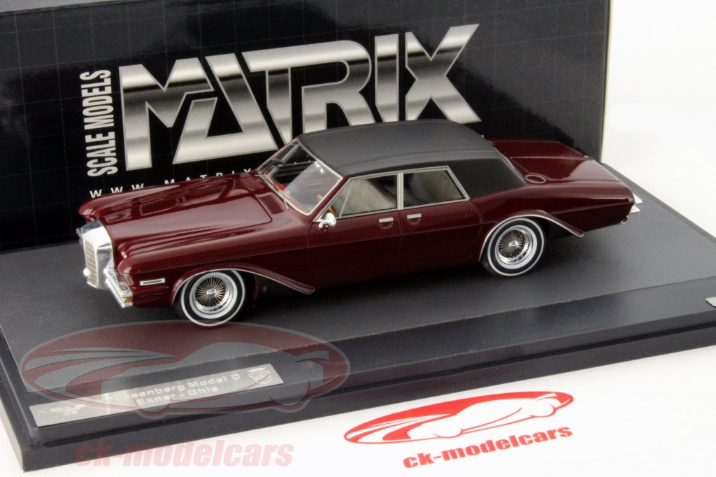 Matrix 1:43 Duesenberg Model D Exner - Ghia year 1966 brown MX50406-011 ...