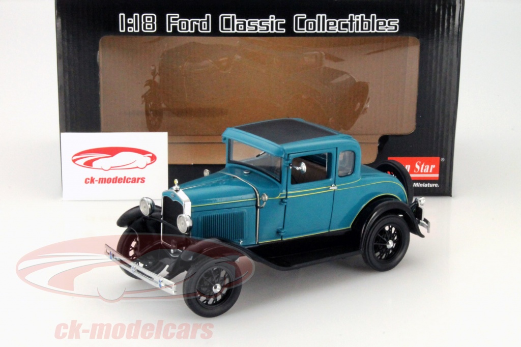 Sun Star Models 1:18 Ford Model A Coupe Год 1931 синий 6130 модель ...