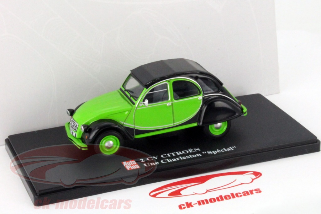 Altaya 1:43 Citroen 2CV Charleston Special grün / schwarz CK919744 ...