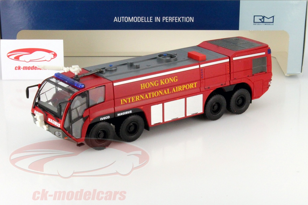 Rietze 1:43 Iveco Magirus Dragon X8 Fire department Hong Kong ...