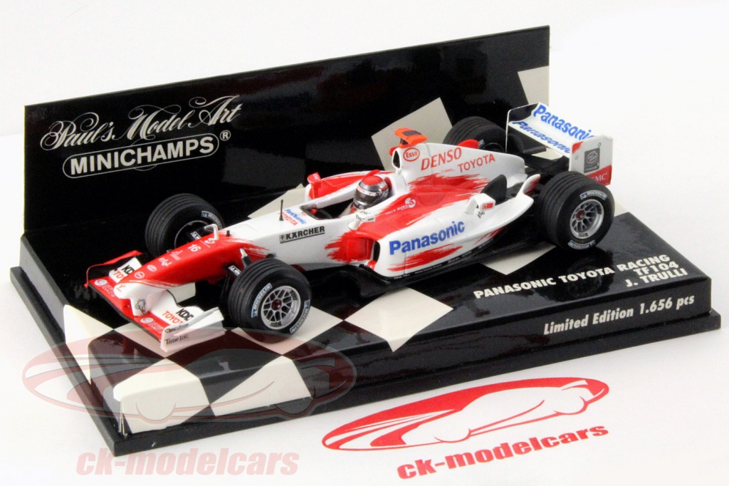 Minichamps 1:43 J. Trulli TF104 #16 Formula 1 2004 400040216 model car ...