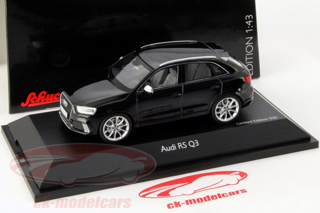 Schuco 1:43 Audi RS Q3 phantom black 450751300 model car 450751300 4007864075133