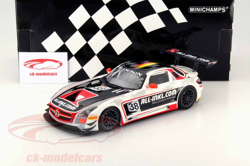 Minichamps 1:18 Mercedes-Benz SLS AMG GT3 #38 World Champion FIA GT1 ...