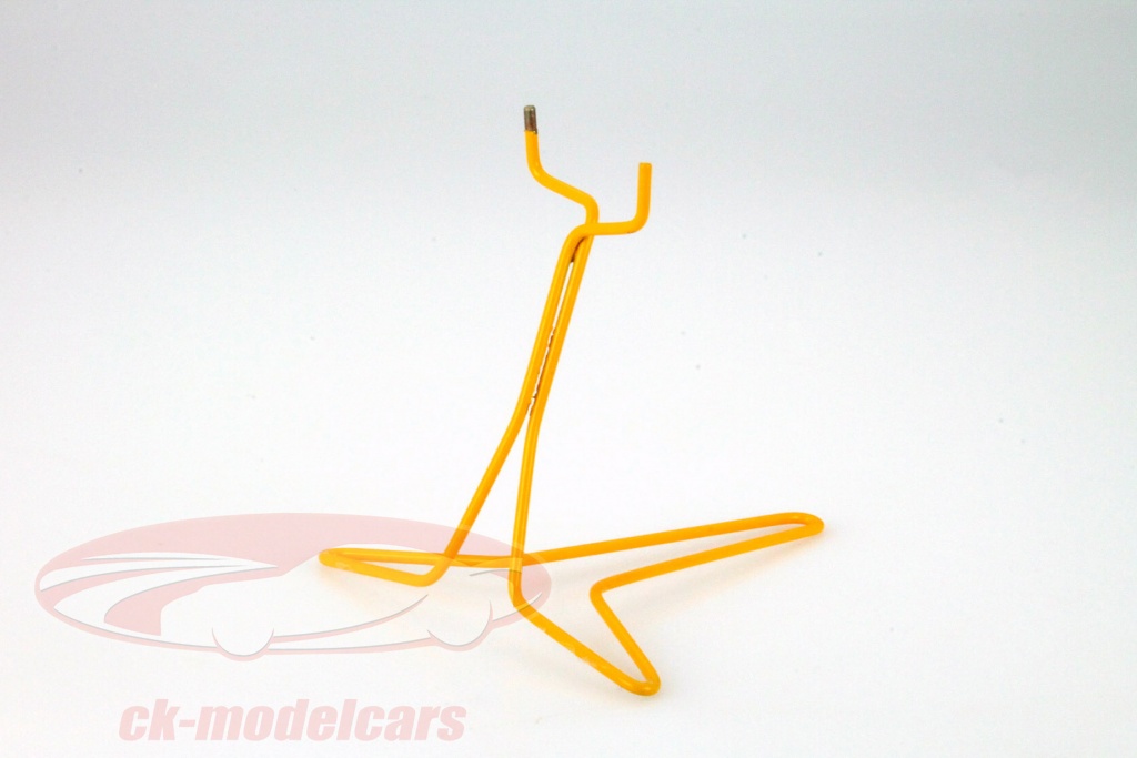 1:24 Model car stand yellow for Model cars in the Scale model car
