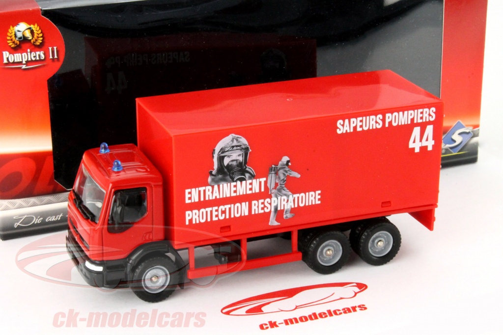 Solido 1:60 Renault Premium A.R. Fire department red 421505360 model ...