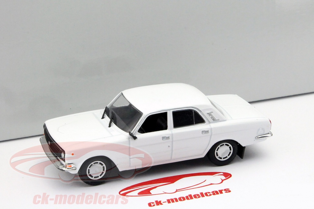 Altaya 1:43 GAZ 24-10 Volga White CK model car CK
