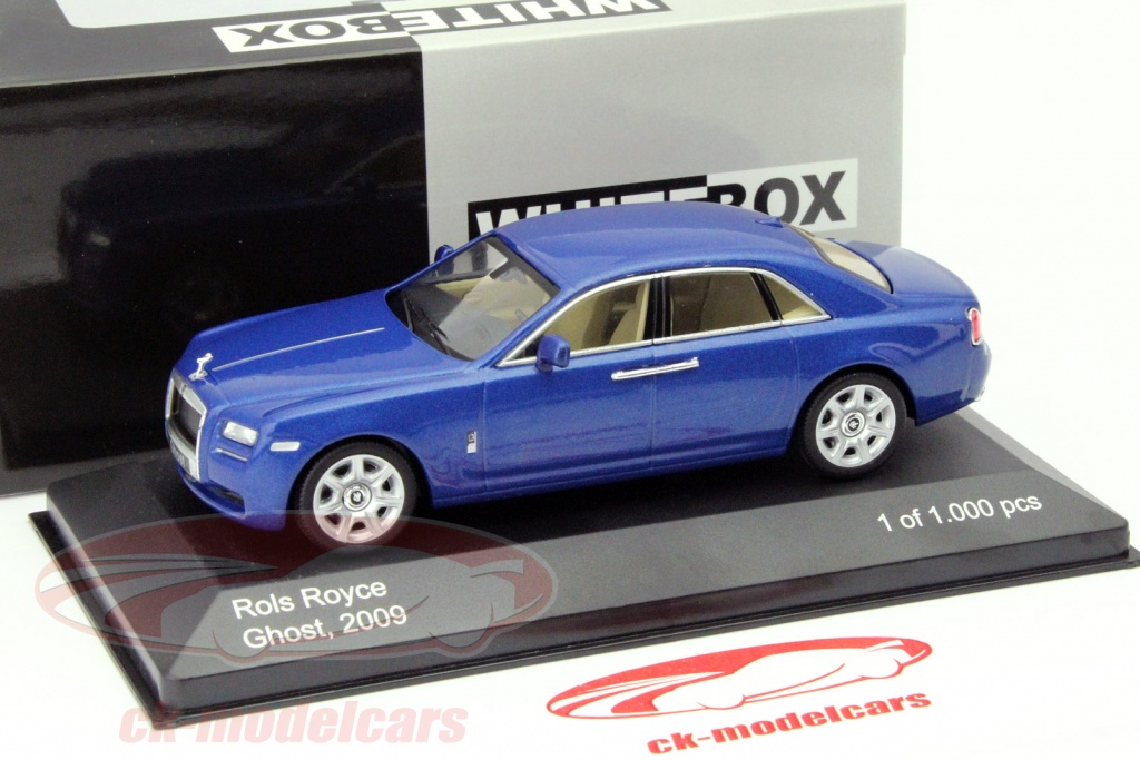 WhiteBox 1:43 Rolls Royce Ghost Year 2009 blue WB126 model car WB126