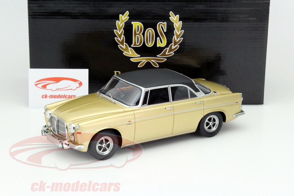 BoS-Models 1:18 Rover P5B Coupe Year 1971 gold / black BOS145 model car ...