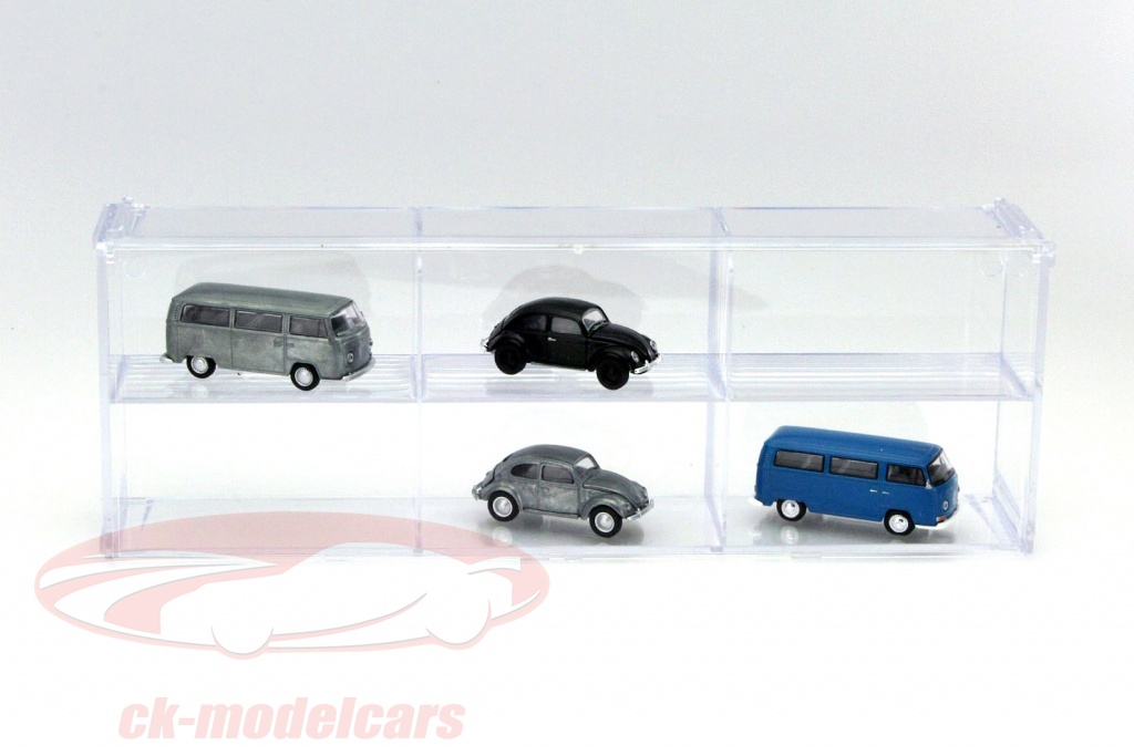 6-Car Connecting Acryl Vitrine для Модели в Шкала 1:64 Greenlight 55012 ...