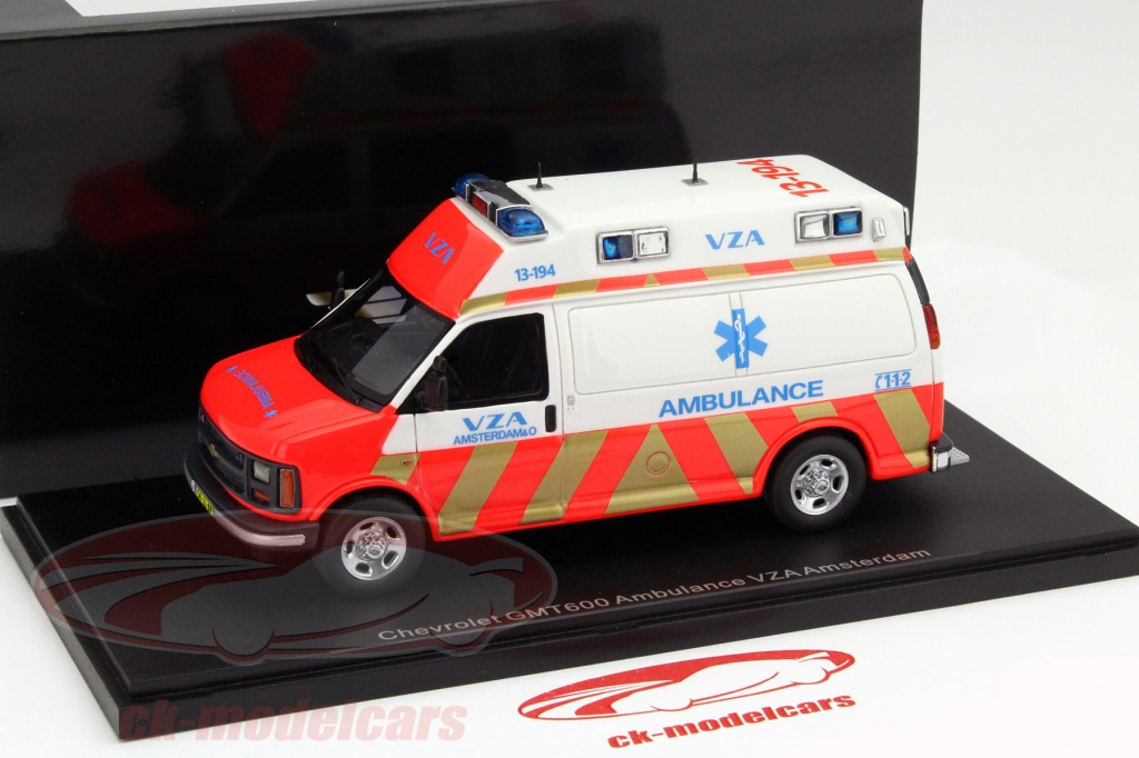 Neo 1:43 Chevrolet GMT 600 Ambulance VZA Amsterdam NEO43598 model auto ...