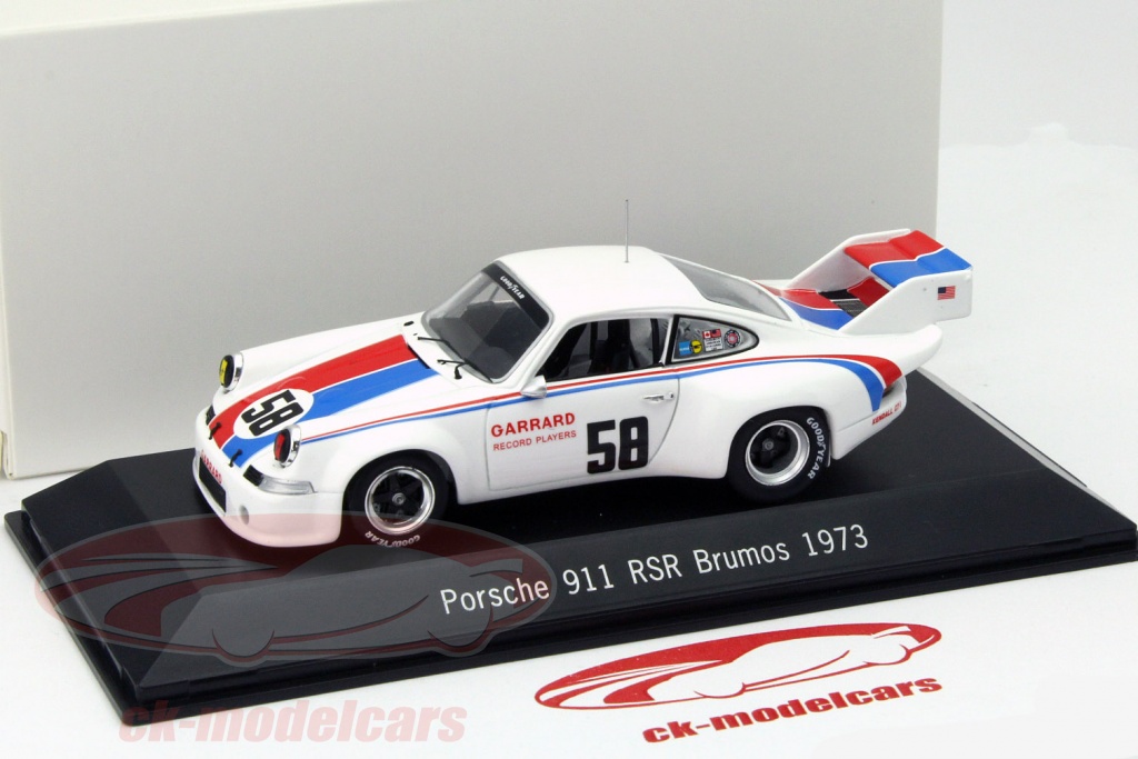 Spark 1:43 Porsche 911 RSR #58 Daytona 1973 Brumos MAP02018915 modelo ...