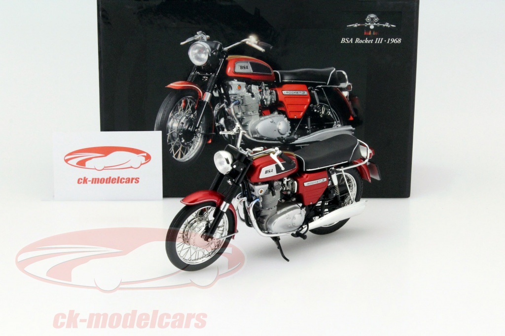 Minichamps 1:12 BSA Rocket III Année 1968 rouge 122130100 modèle ...