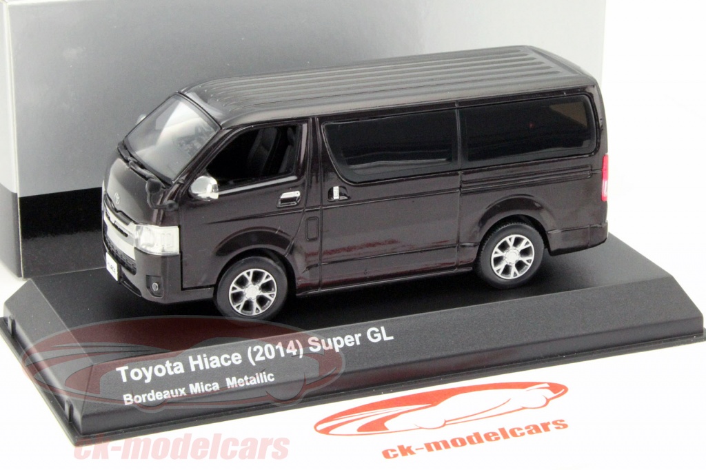 Kyosho 1:43 Toyota Hiace Super GL Year 2014 dark purple 3861 model car ...