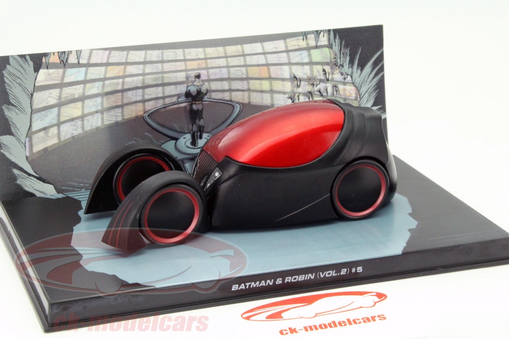 Altaya 1:43 Batman Batman and Robin Vol. II #5 schwarz / rot MAG EY35 ...
