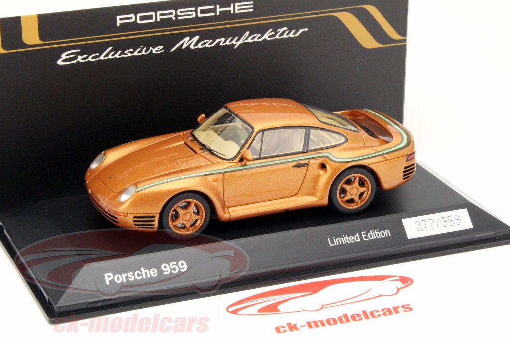 Spark 1:43 Porsche 959 30 Jahre gold edition Anniversary exclusive ...