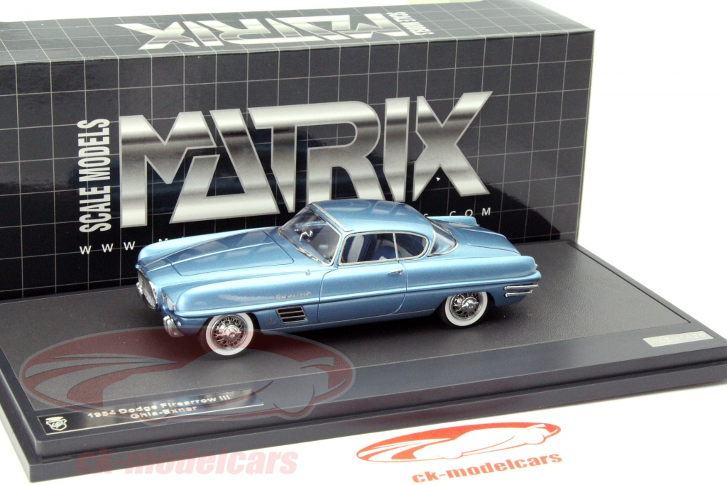 Matrix 1:43 Dodge Firearrow III Ghia-Exner Year 1954 blue metallic ...