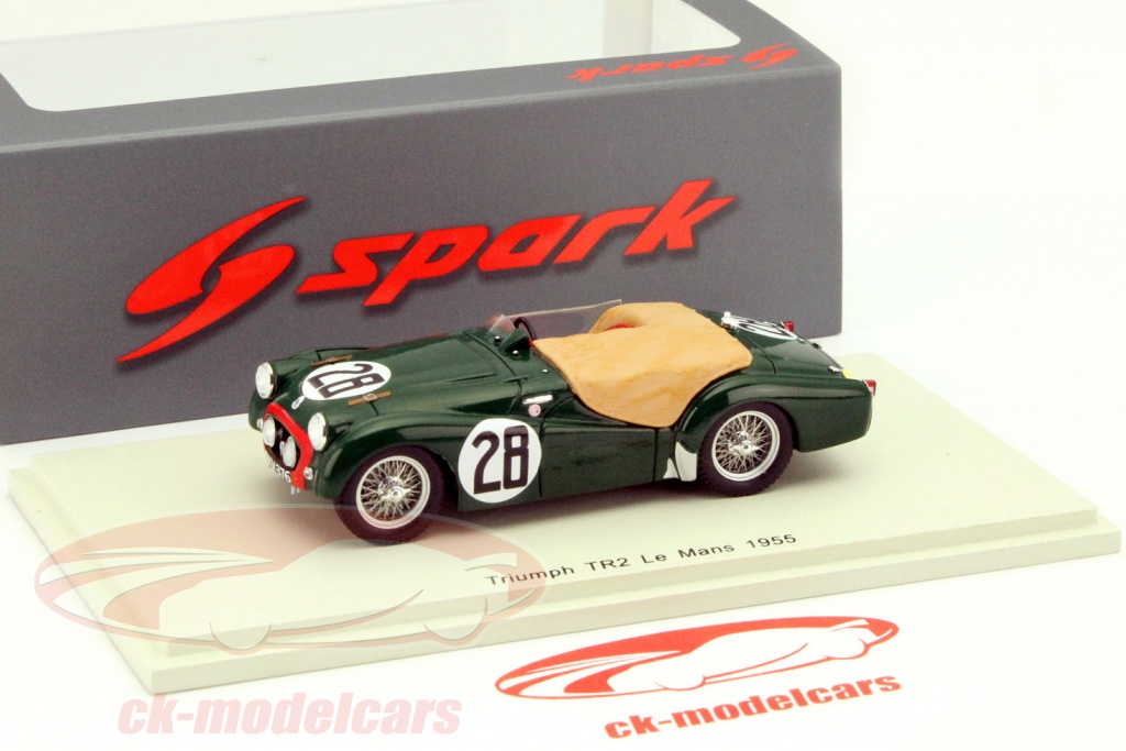 Spark 1:43 Triumph TR2 #28 24h LeMans 1955 Standard Triumph Motor ...