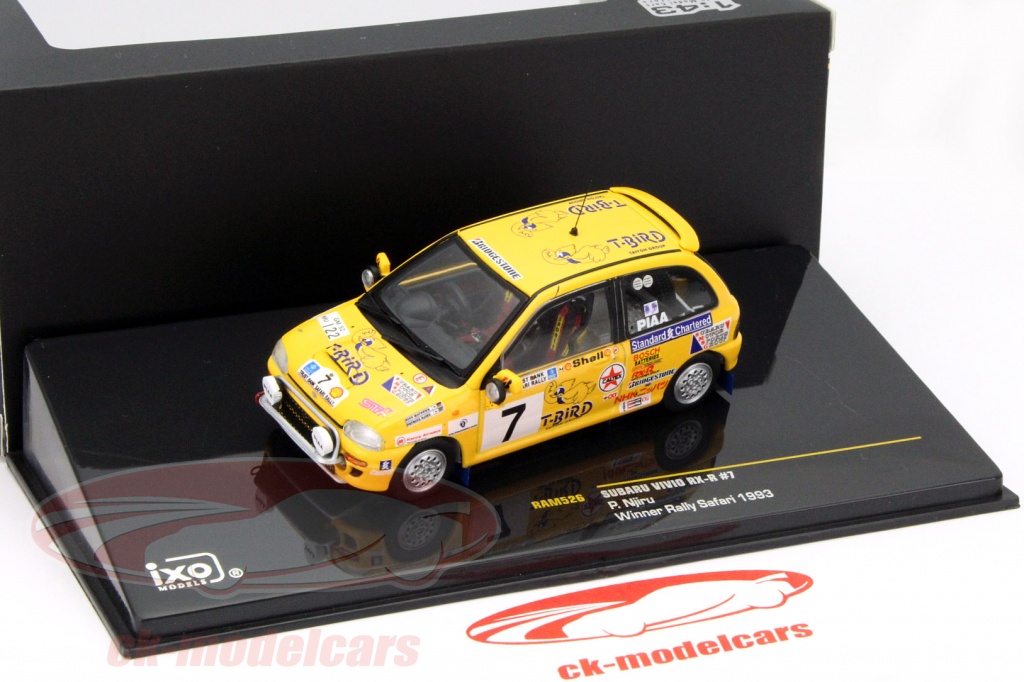 Ixo 1:43 Subaru Vivio RX-R #7 Winner Rally Safari 1993 Njiru RAM526 ...