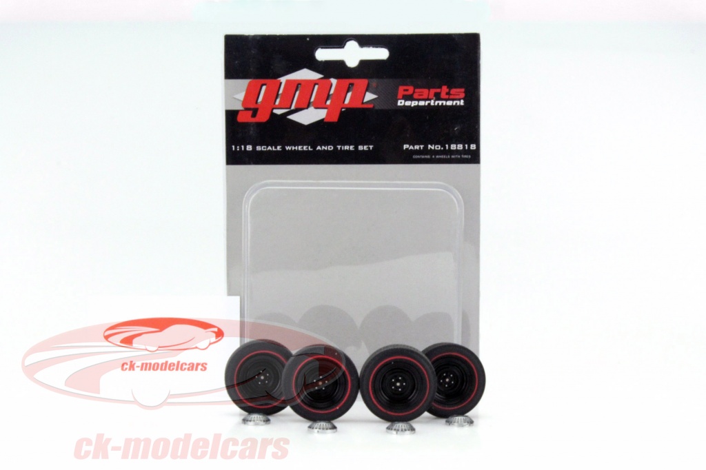GMP 1:18 Ford Muscle Cars Steel Wheel and Tire Set 18818 model car ...