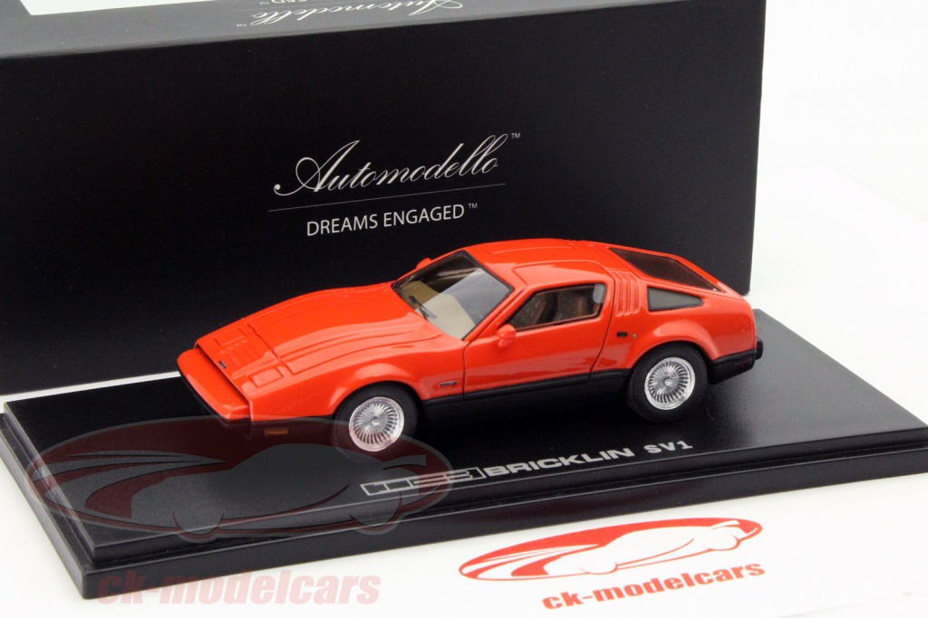 Automodello 1:43 Bricklin SV1 Year 1974-76 orange / black AM-BRI-SV1-RD ...