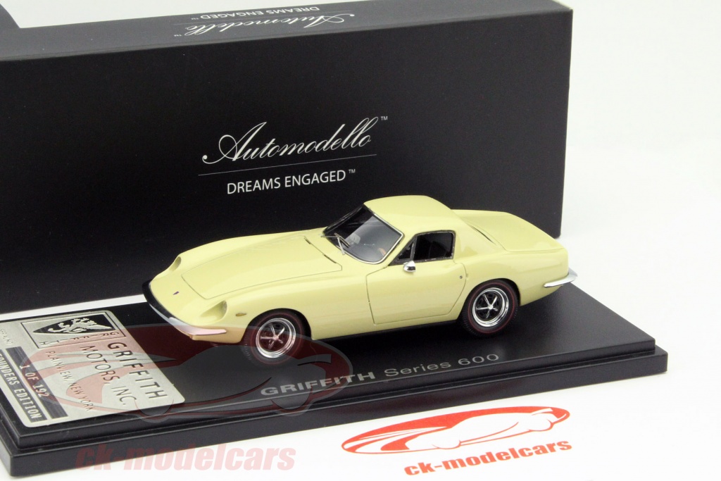 Automodello 1:43 Griffith Series 600 Año 1966 beige AM-GRI-600-FE ...