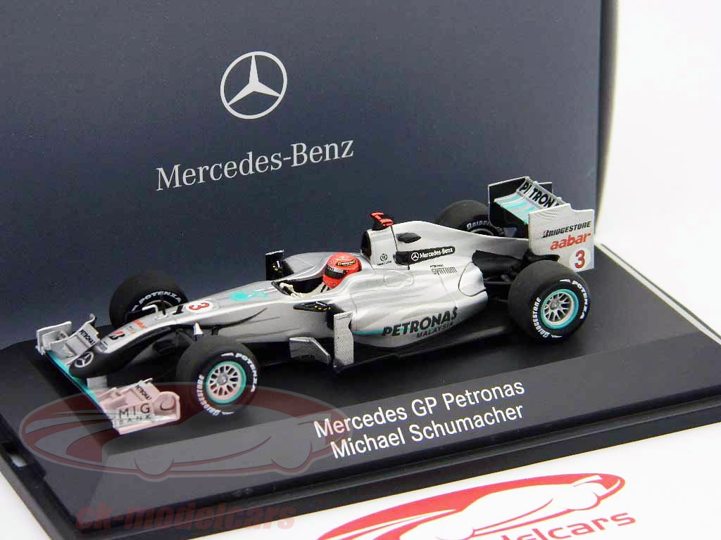 Minichamps 1:43 М. Шумахер Mercedes GP Petronas Formula 1 Выставочная ...