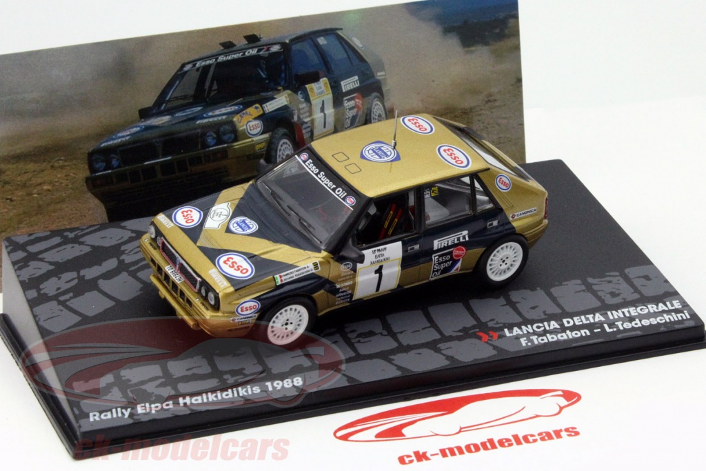 Altaya 1:43 Lancia Delta Integrale #1 Rallye Elpa Halkidikis 1988 ...
