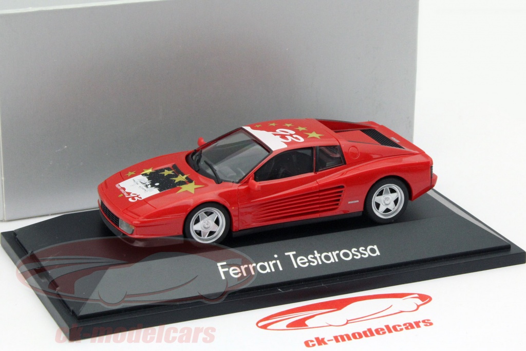 Herpa 1:43 Ferrari Testarossa Merry Christmas 1993 rot CK920629 ...