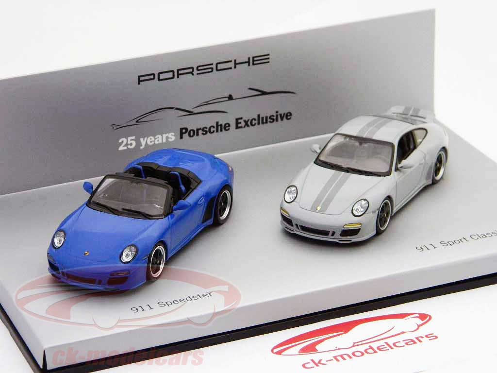 Minichamps 1:43 25 лет Porsche 911 Speedster и 911 Sport Classic 2 ...