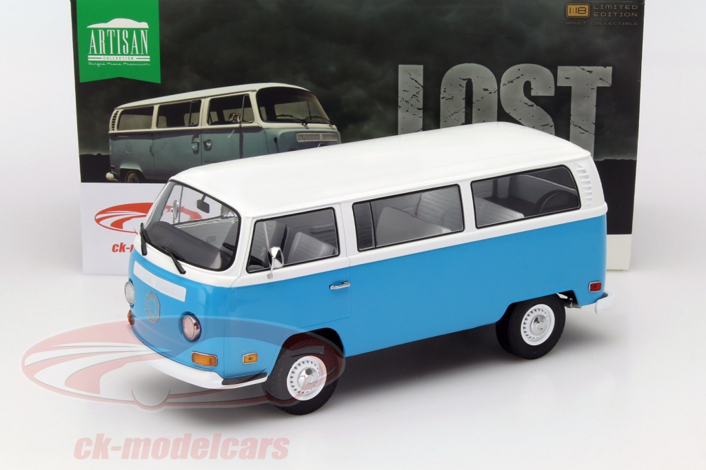 Greenlight 1:18 Volkswagen VW T2b Bus Tv-Serie Lost 2004-10 blue 19011 ...