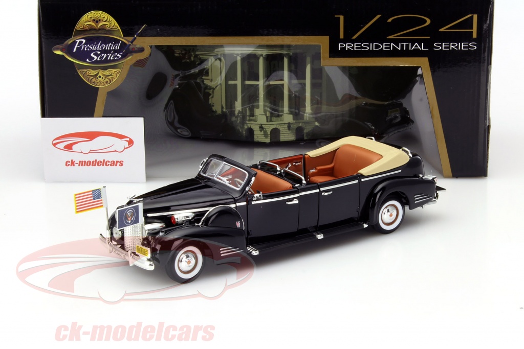 Lucky DieCast 1:24 Cadillac V-16 Presidential Limousine Baujahr 1938 ...