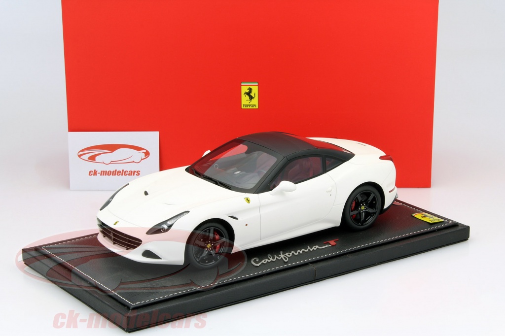 BBR Models 1:18 Ferrari California T matt white / black P1880W model ...