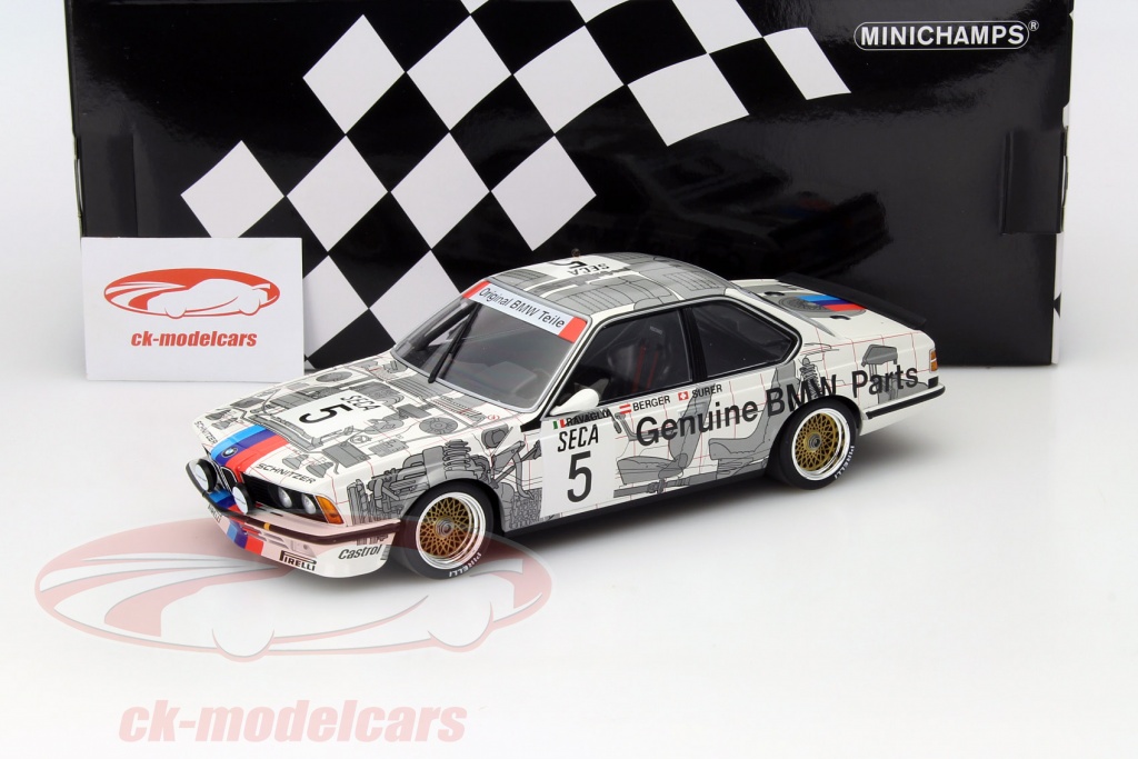 Minichamps 1:18 BMW 635 CSI #5 Winner 24h Spa 1985 Ravaglia / Berger ...