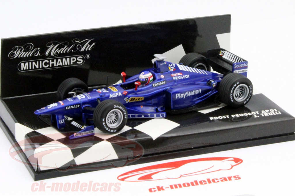 Minichamps 1:43 Jarno Trulli Prost AP01 #12 formula 1 1998 430980012 ...