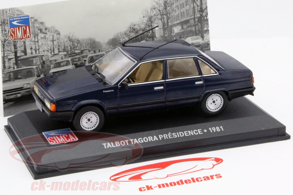 Altaya 1:43 Talbot Tagora Presidence Year 1981 dark blue MAG W82 model ...