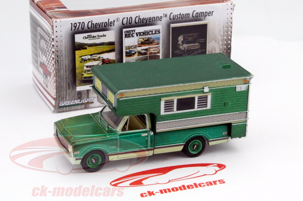 Greenlight 1:64 Chevrolet C10 Cheyenne 年 1971 グリーン 29838 (grüne Version ...